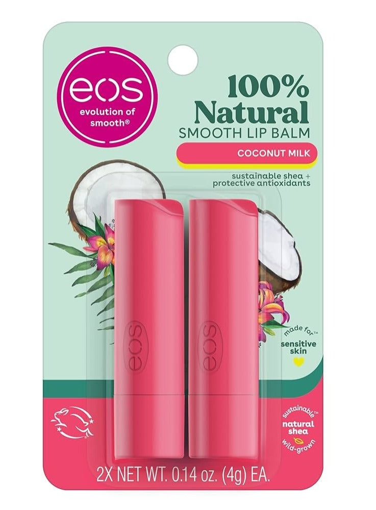 Smooth Lip Balm Coconut Milk Eos 2P – Glow Skincare