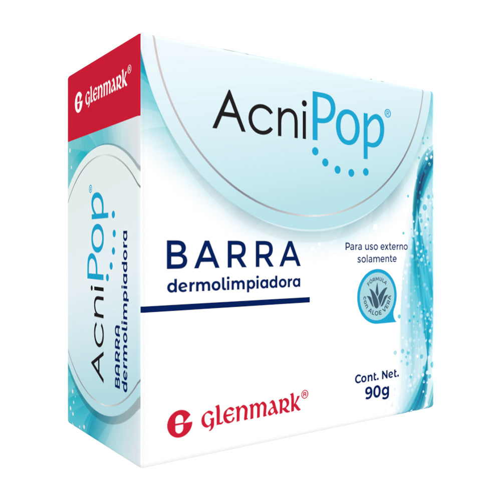Acnipop Barra Dermolimpiadora Glenmark 90g – Glow Skincare