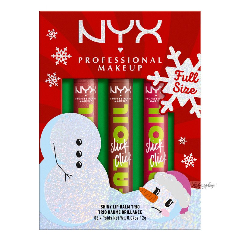 Shiny Lip Balm Trio NYC 3P Set – Glow Skincare