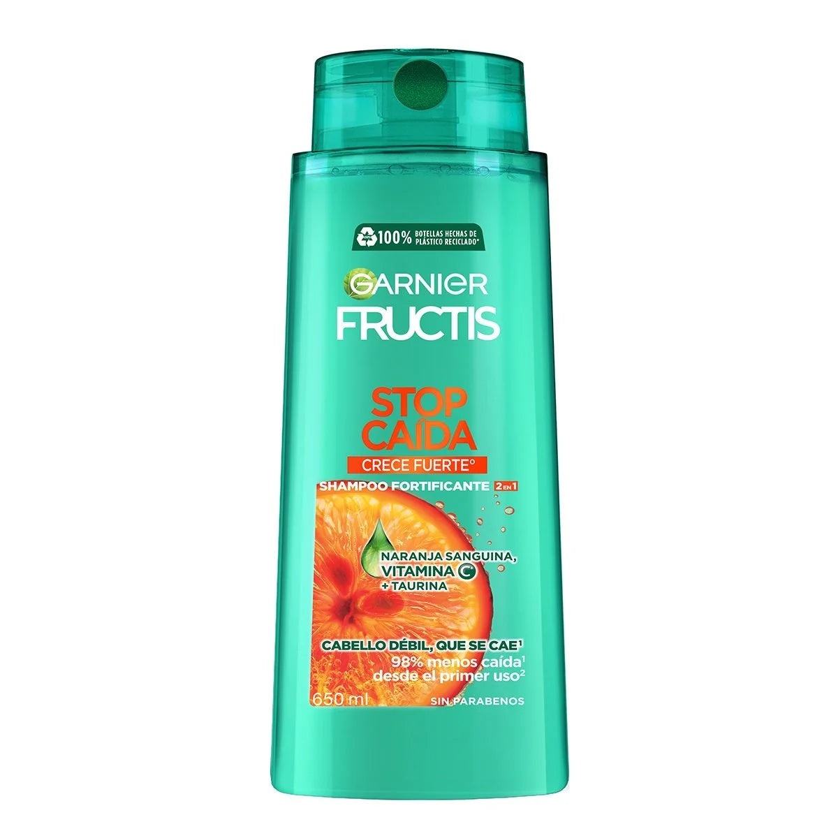 Shampoo Stop Caida Crece Fuerte Garnier Fructis 2en1 – Glow Skincare