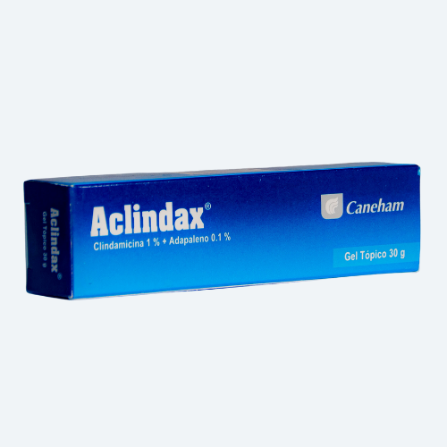 Gel tópico Aclindax Clindamicina 1% Adapaleno 0.1% Caneham – Glow Skincare
