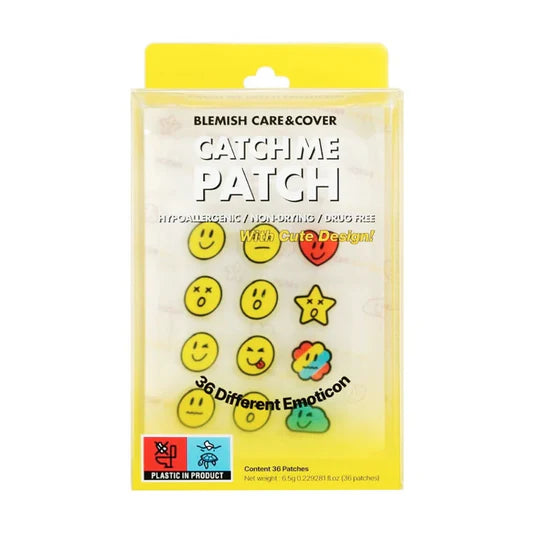 Catch Me Patch Emoticon Blemish Care & Cover – Glow Skincare