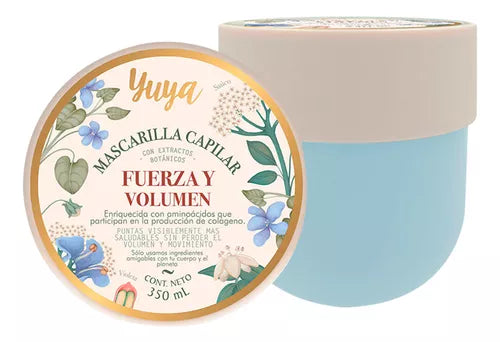 Mascarilla Capilar Fuerza y Volumen Yuya – Glow Skincare