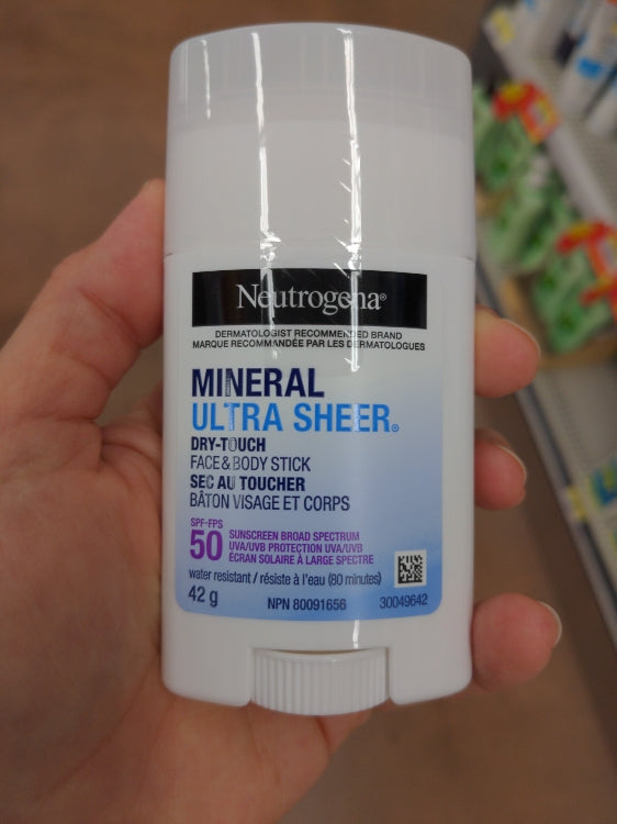 Mineral Ultra Sheer Protector Solar Stick FPS50 Neutrogena – Glow Skincare