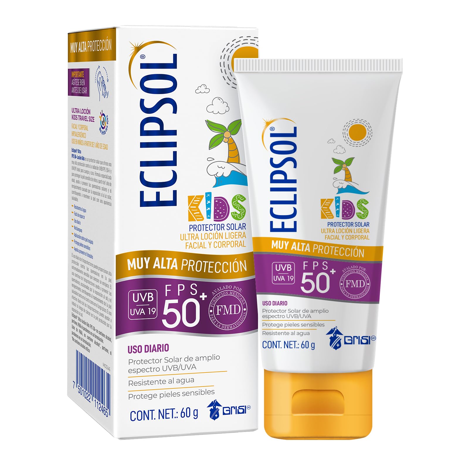 Protector Solar Kids FPS50 Eclipsol – Glow Skincare