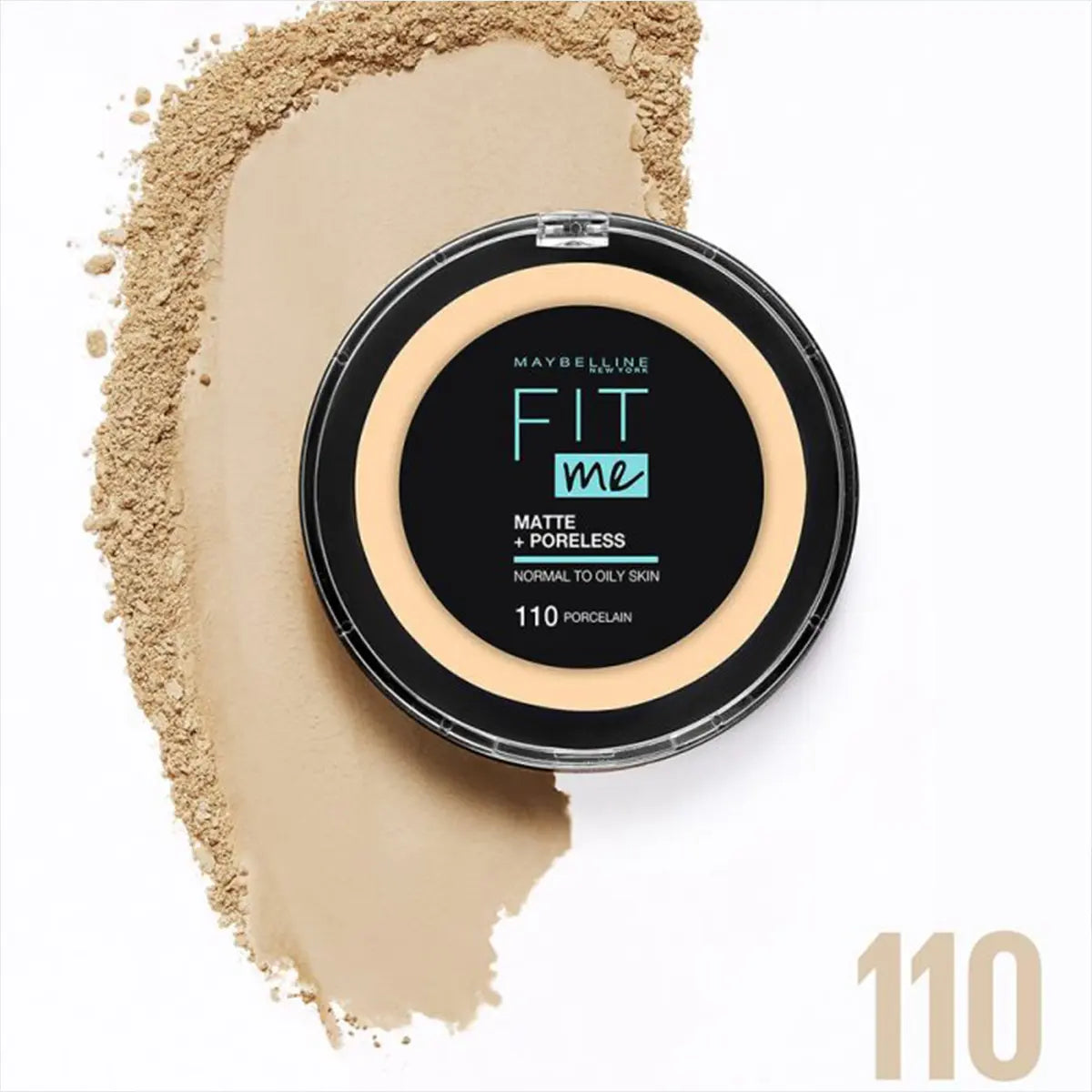Polvo Compacto Matificante Fit Me 110 Warm Nude Maybelline – Glow Skincare