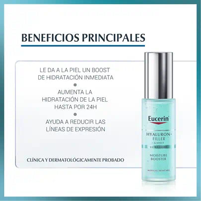 Hyaluron Filler 3x Effect Booster Moisture Ultra Light Eucerin – Glow ...