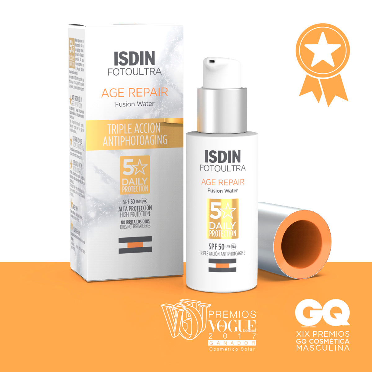 FotoProtector Age Repair Fusion Water Fps 50 ISDIN 50ml – Glow Skincare