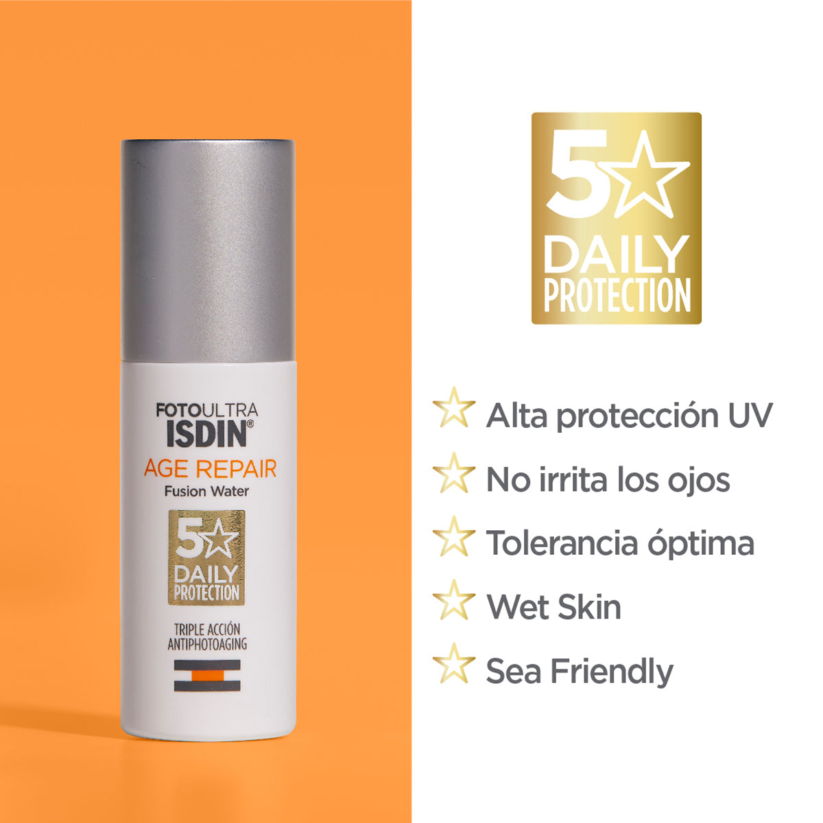 FotoProtector Age Repair Fusion Water Fps 50 ISDIN 50ml – Glow Skincare
